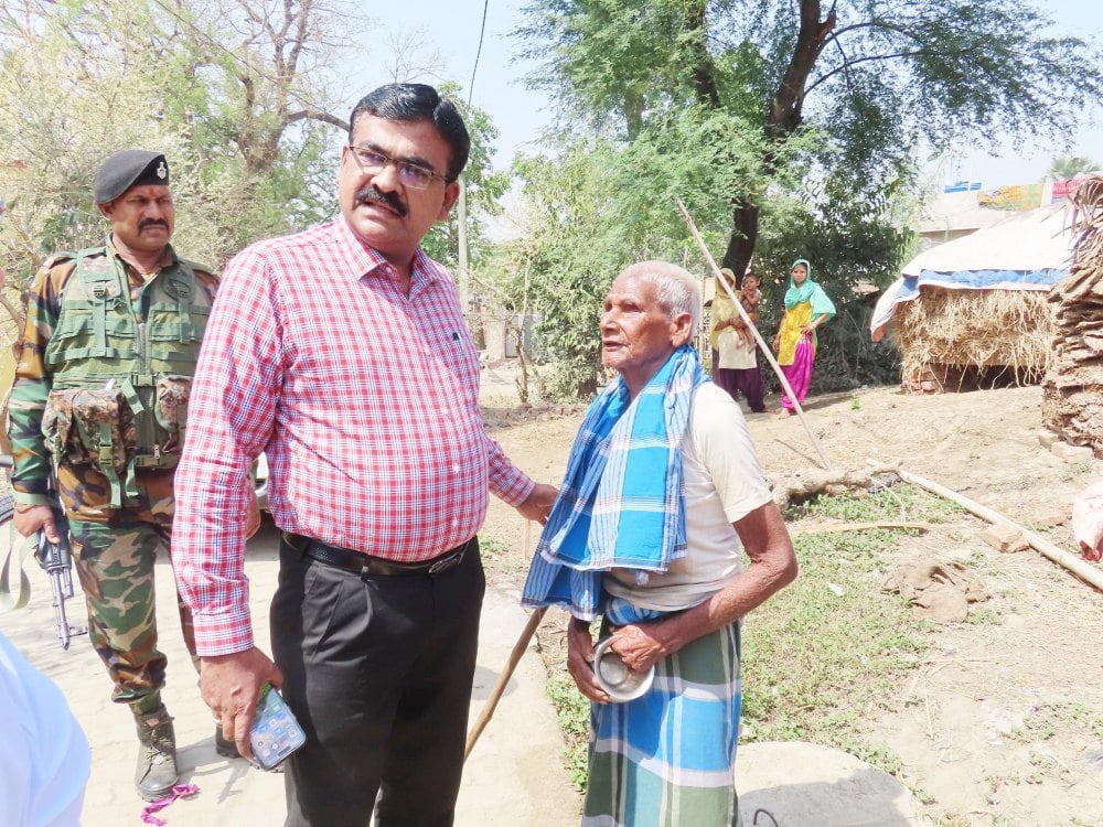 Chief Electoral Officer K. Ravi Kumar visited Santhal, talked to the ...